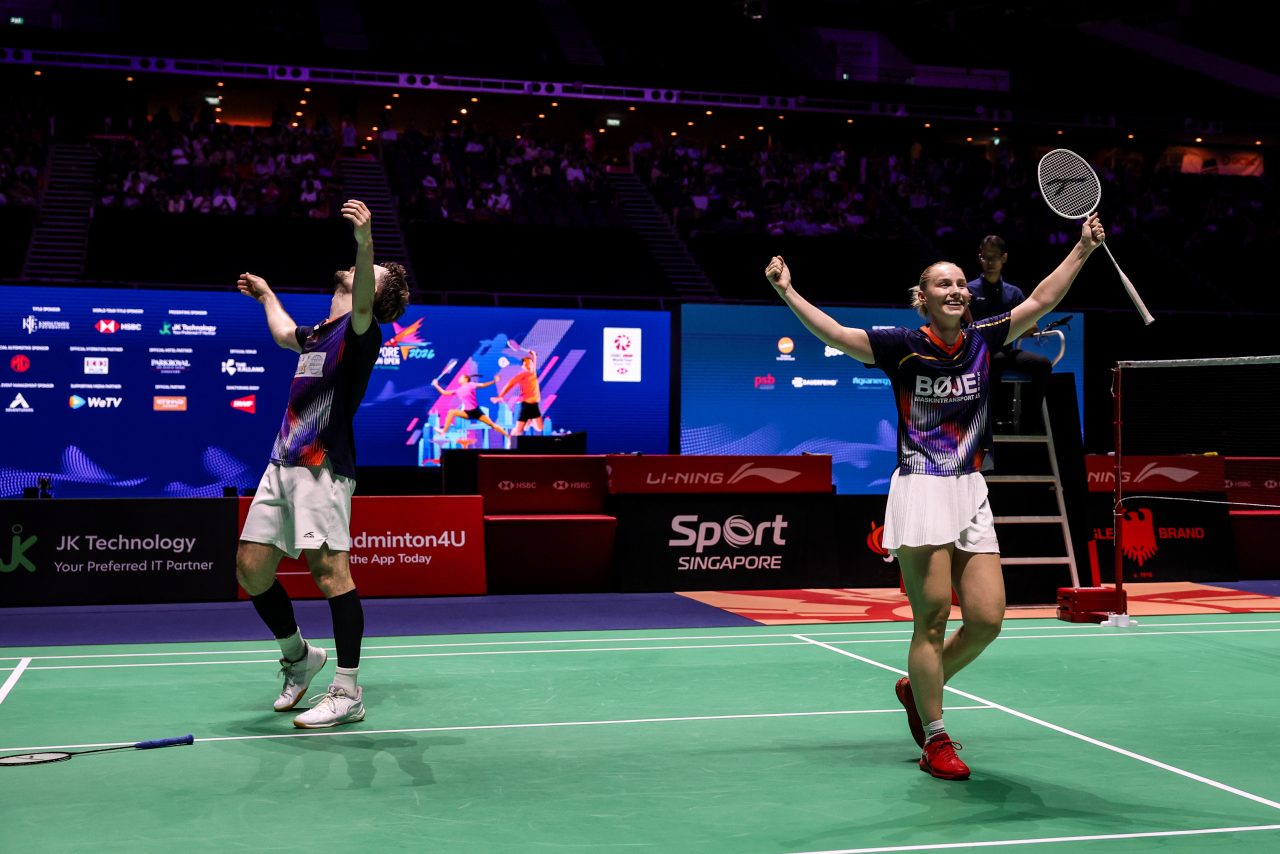 BØJE/CHRISTIANSEN TAGER TITLEN I SINGAPORE | Badminton.dk